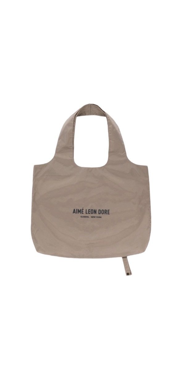 Aime Leon Dore NEW Aime Leon Dore Packable Logo Tote Silvery Grey | Grailed
