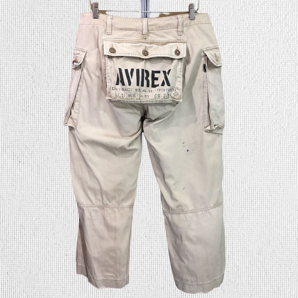 Vintage Avirex Military Back pocket Cargo Pants | Grailed