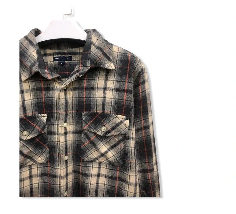 Gap Vintage Gap Plaid Tartan Flannel Shirt 👕 | Grailed