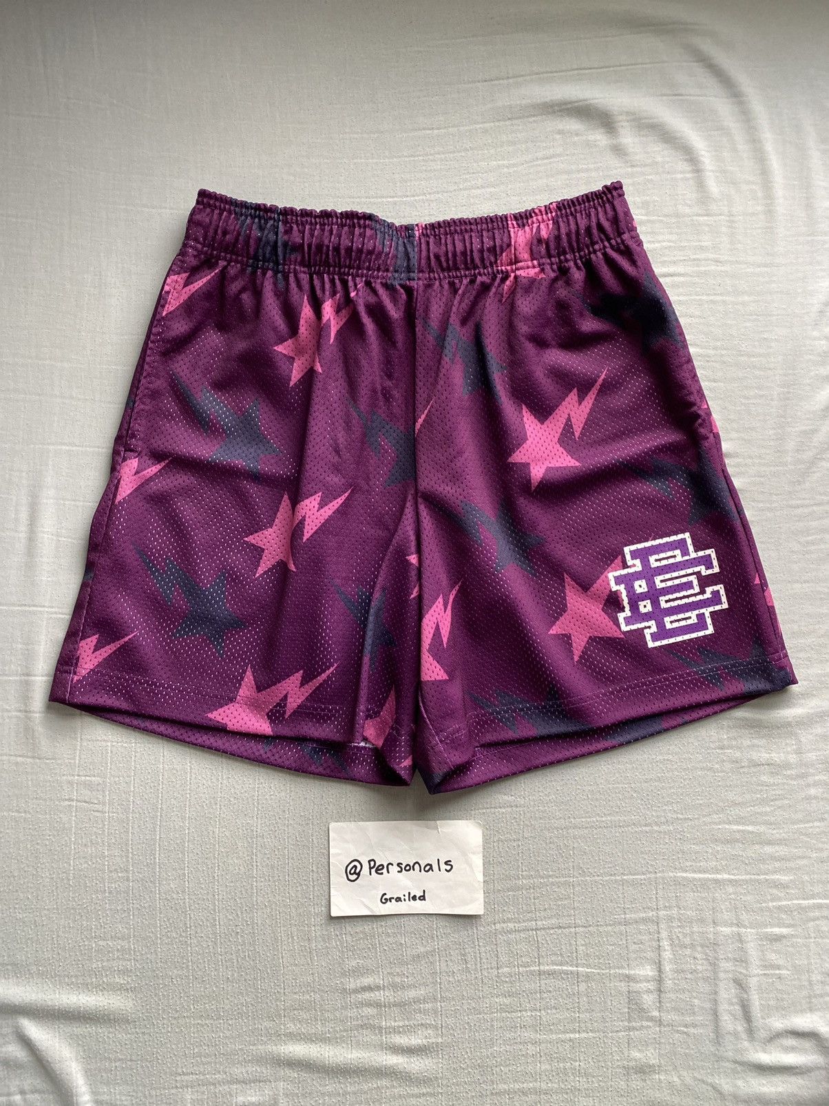 Bape × Eric Emanuel NEW Eric Emanuel x Bape Miami Basic Shorts Large ...