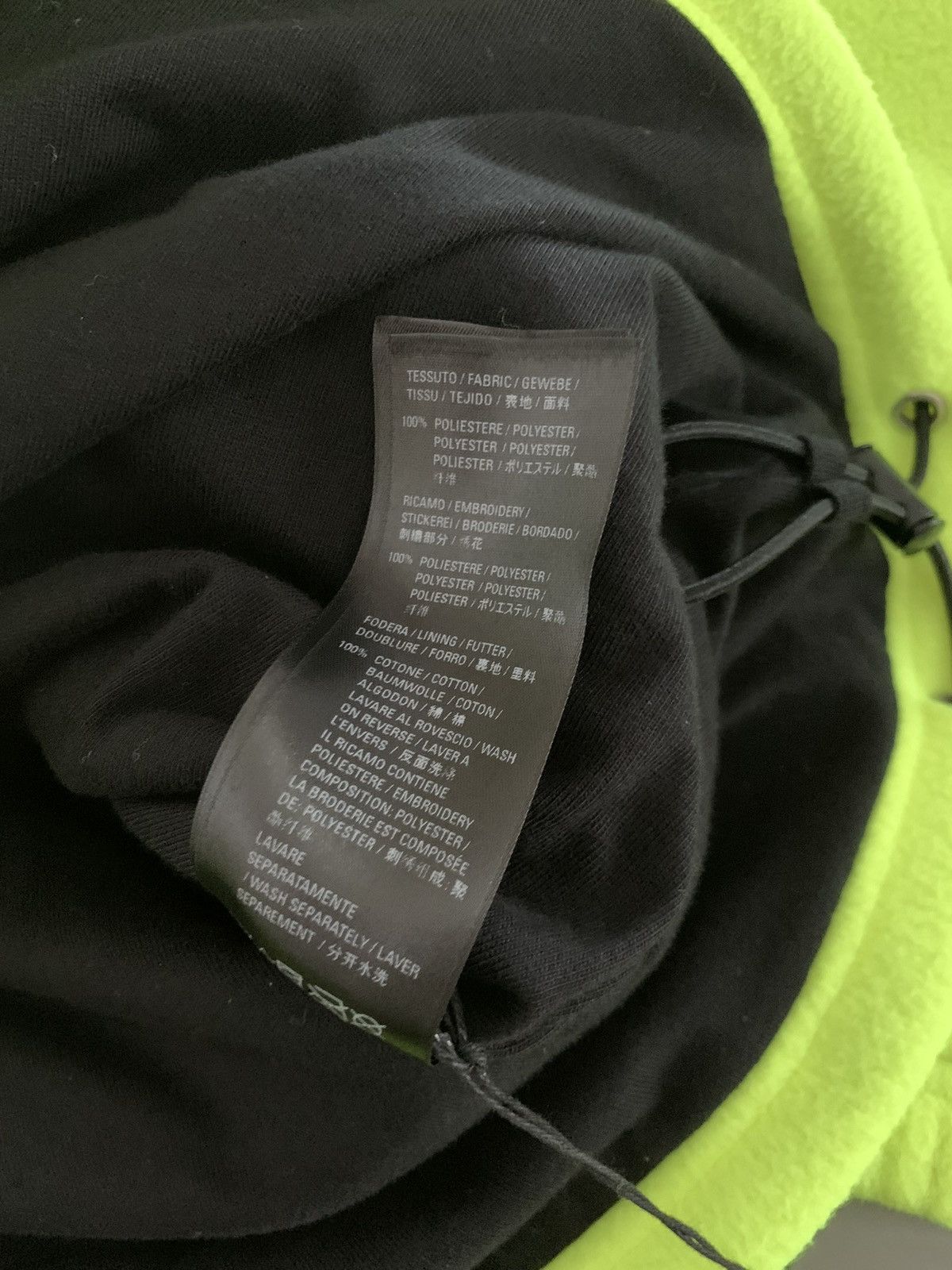 Balenciaga Balenciaga Sporty B Neon Yellow Fleece Tracksuit Jacket ...
