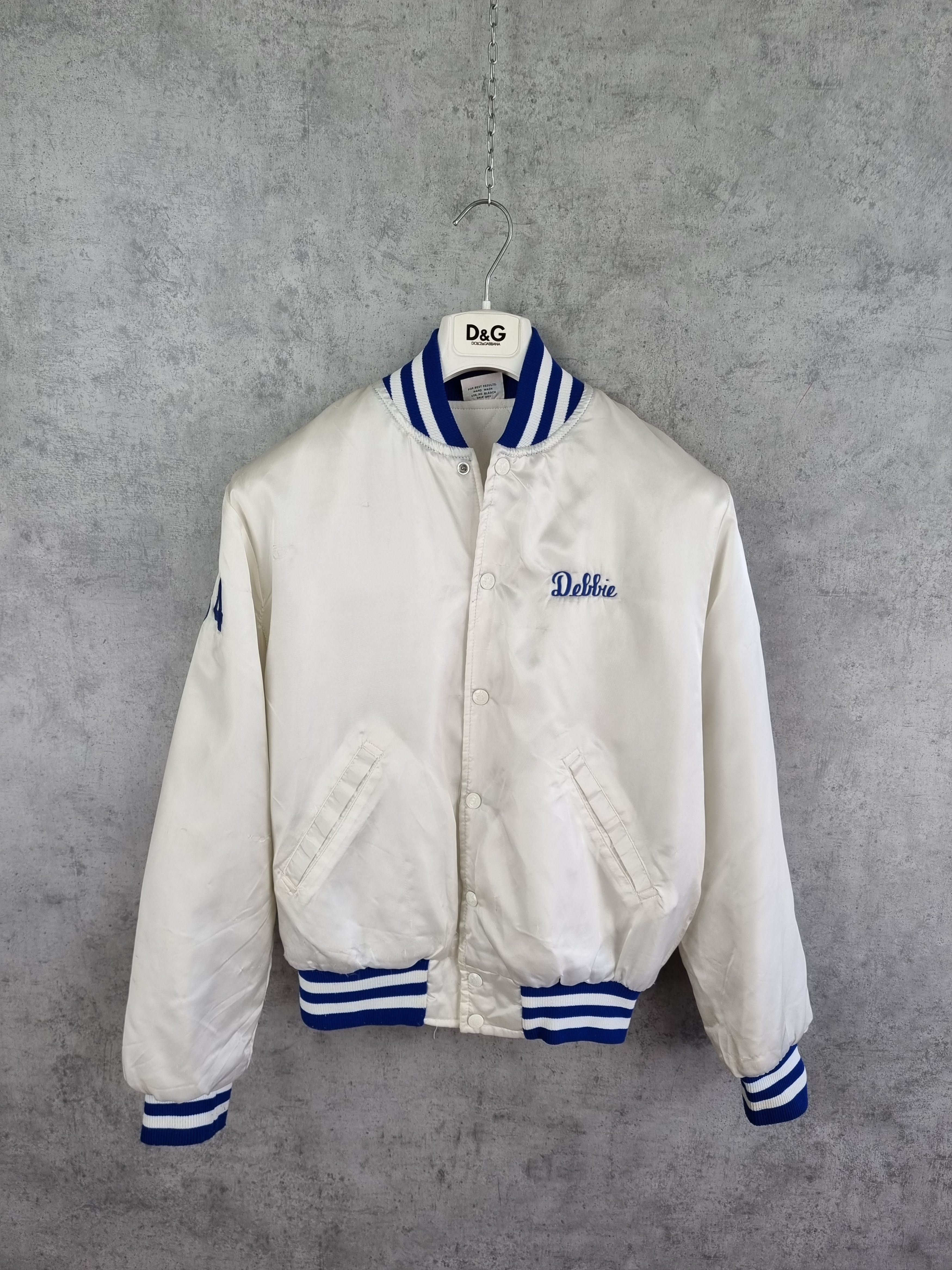 American College × Collegiate × Varsity Jacket Rare 87s BIRDIE Vintage ...