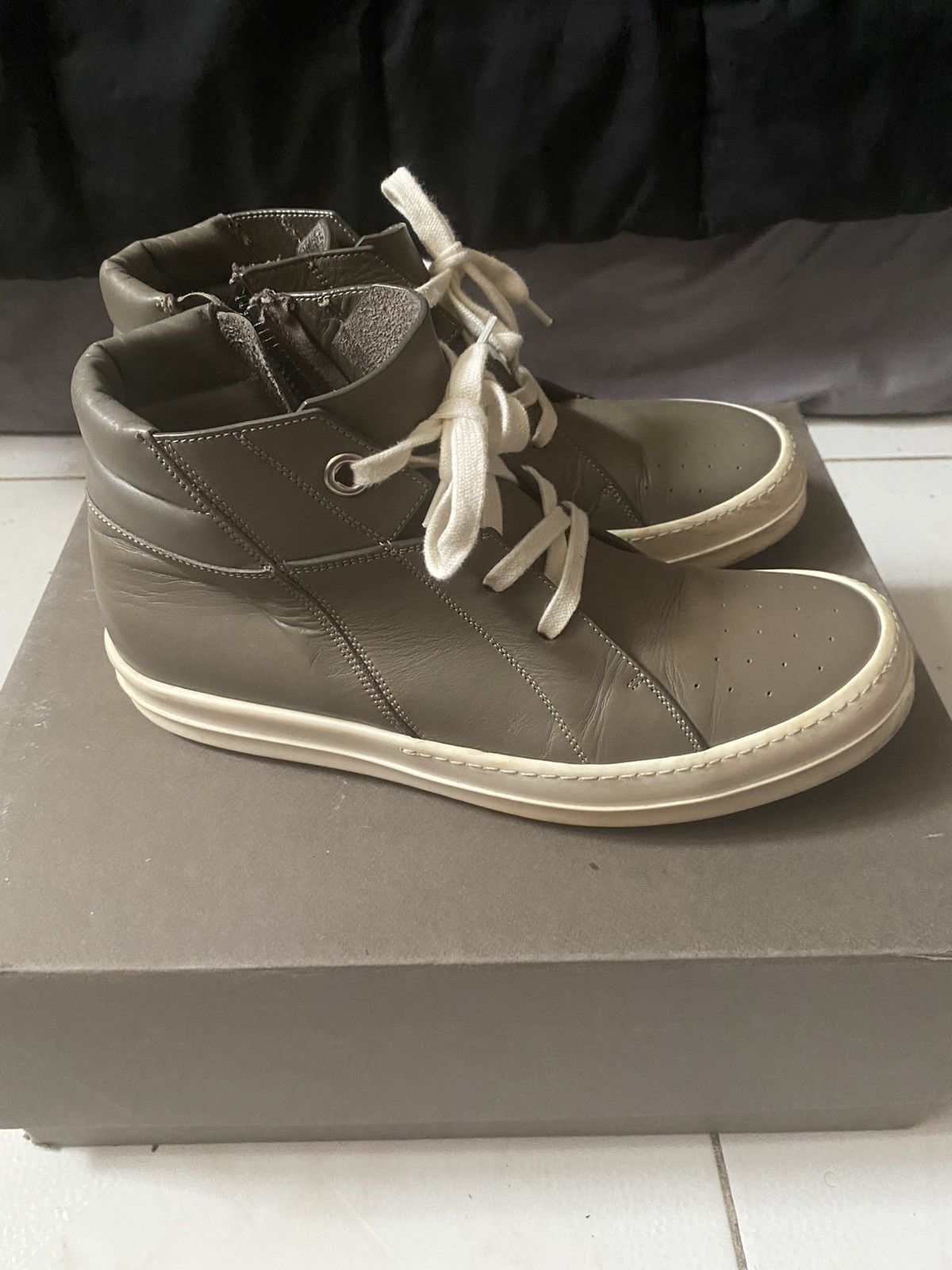Rick Owens Rick Owen Island Dunks With Laces | Grailed