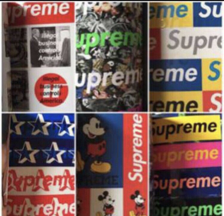 Supreme Supreme magazine mook volume 1 - 6 book sticker Arabic relax ...