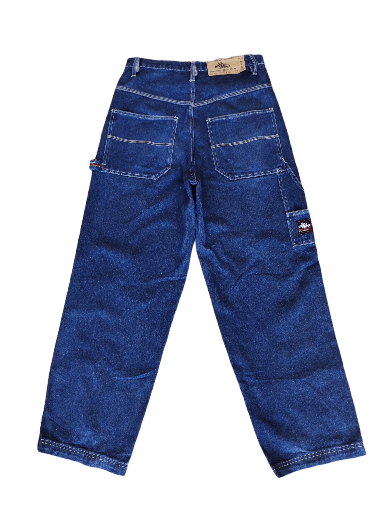 Streetwear Vintage 90s PNB Nation Clothing Carpenter Baggy Wide Hip Hop ...