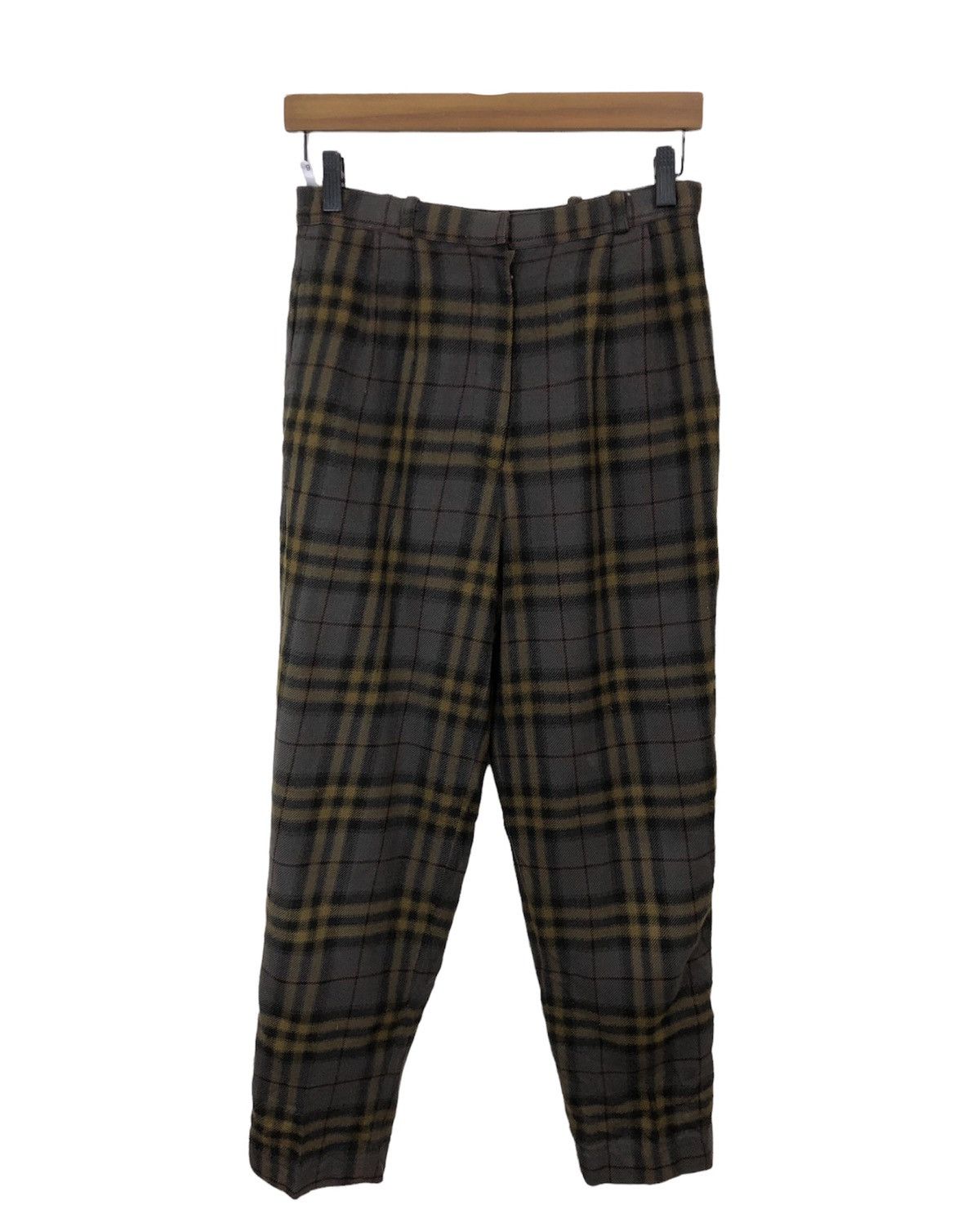 Vintage Vintage Plaid Tartan Wool Pant | Grailed