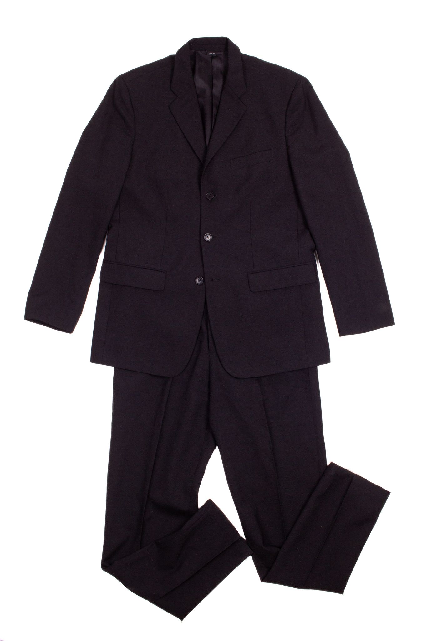 Helmut Lang HELMUT LANG ORIGINAL BLACK WOOL 2-PIECE SUITS | Grailed