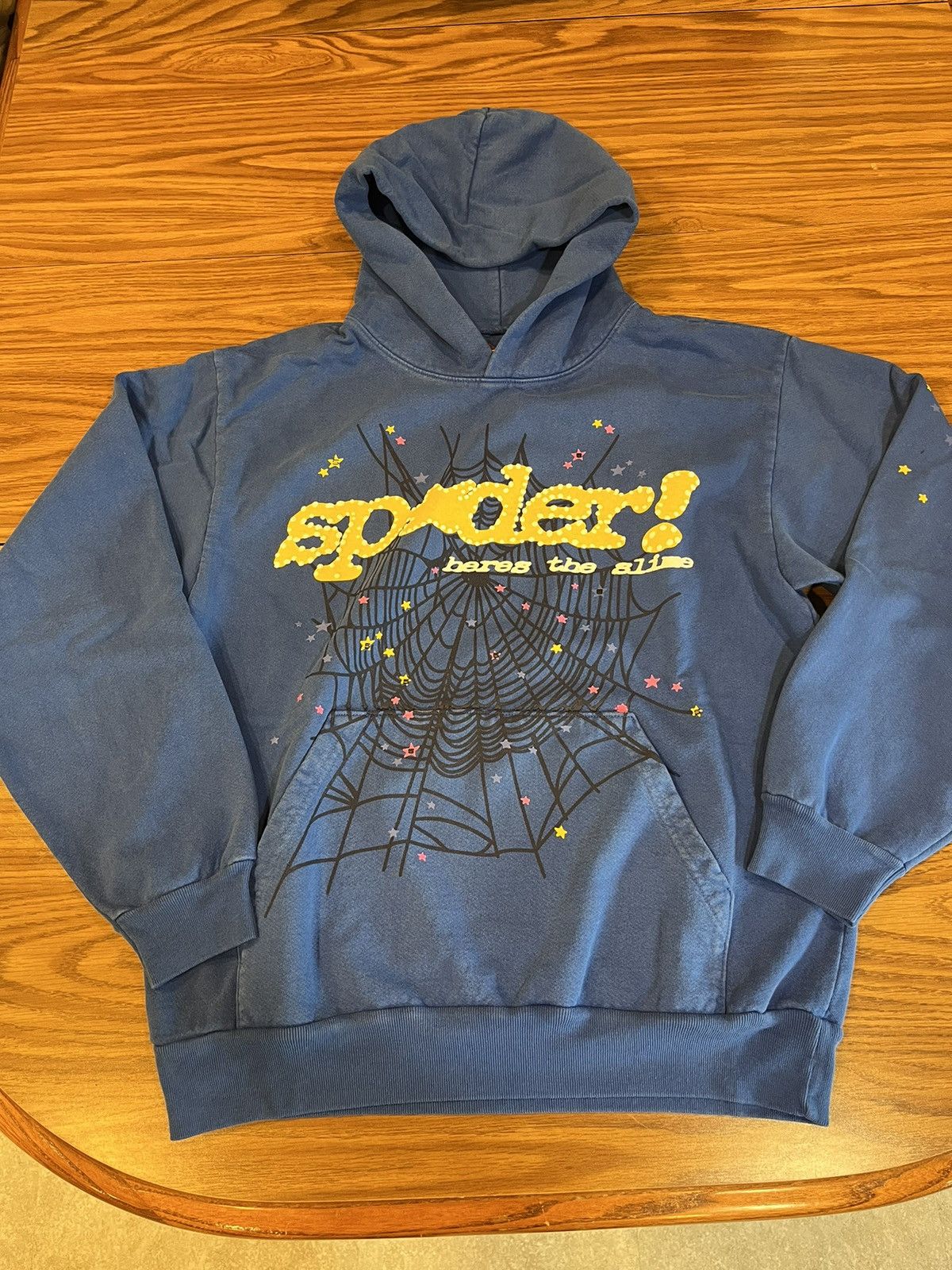 Spider Worldwide × Young Thug Sp5der hoodie tc blue | Grailed