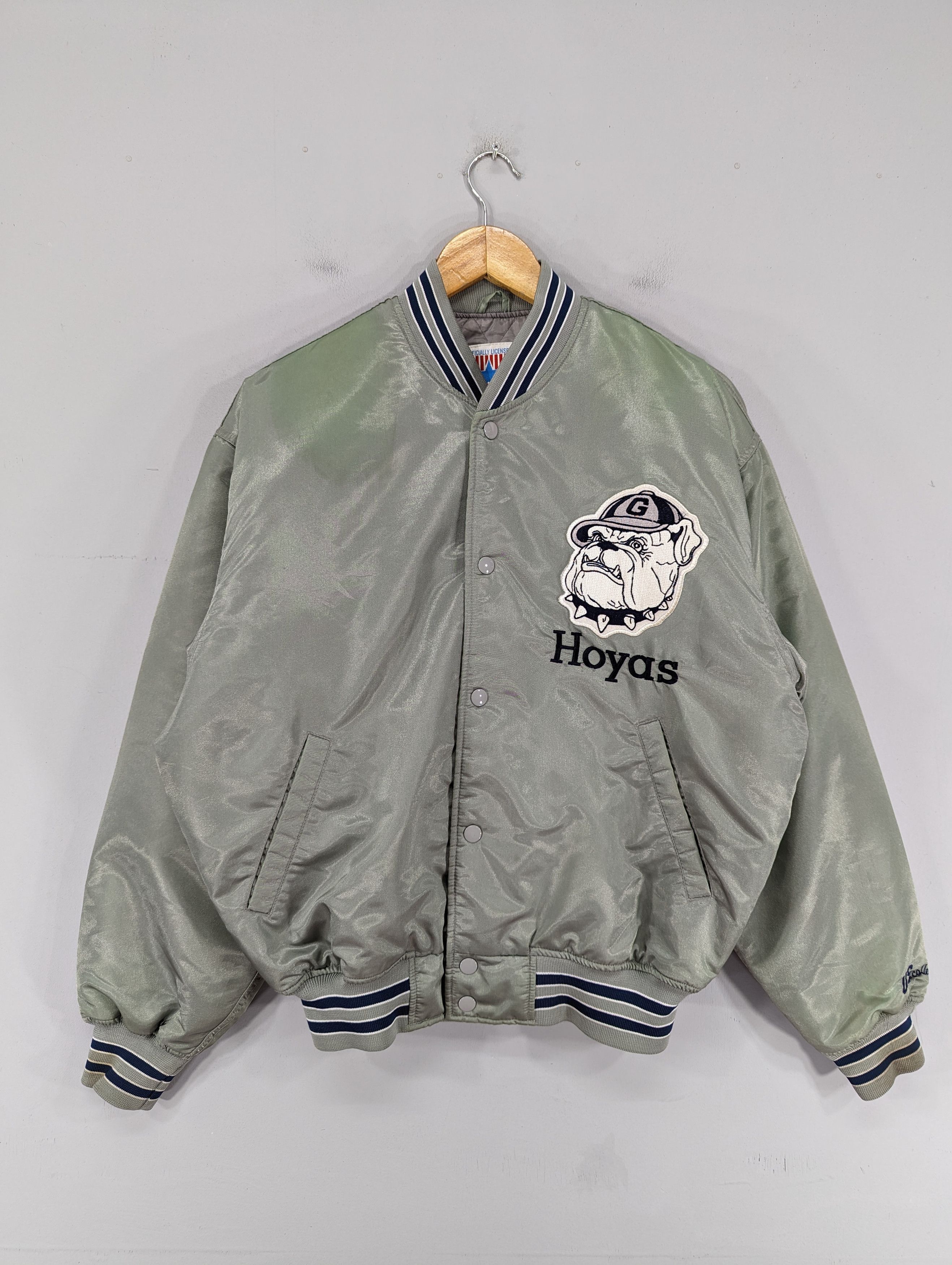 Vintage 💥RARE💥Vintage 90s Georgetown Hoyas Varsity Jacket | Grailed