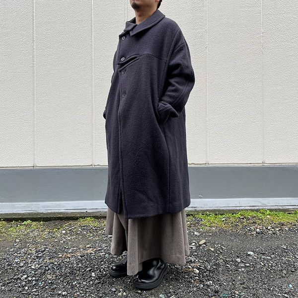 Julius JULIUS 2019AW BOILED WOOL PILE Coat SAMPLE | Grailed