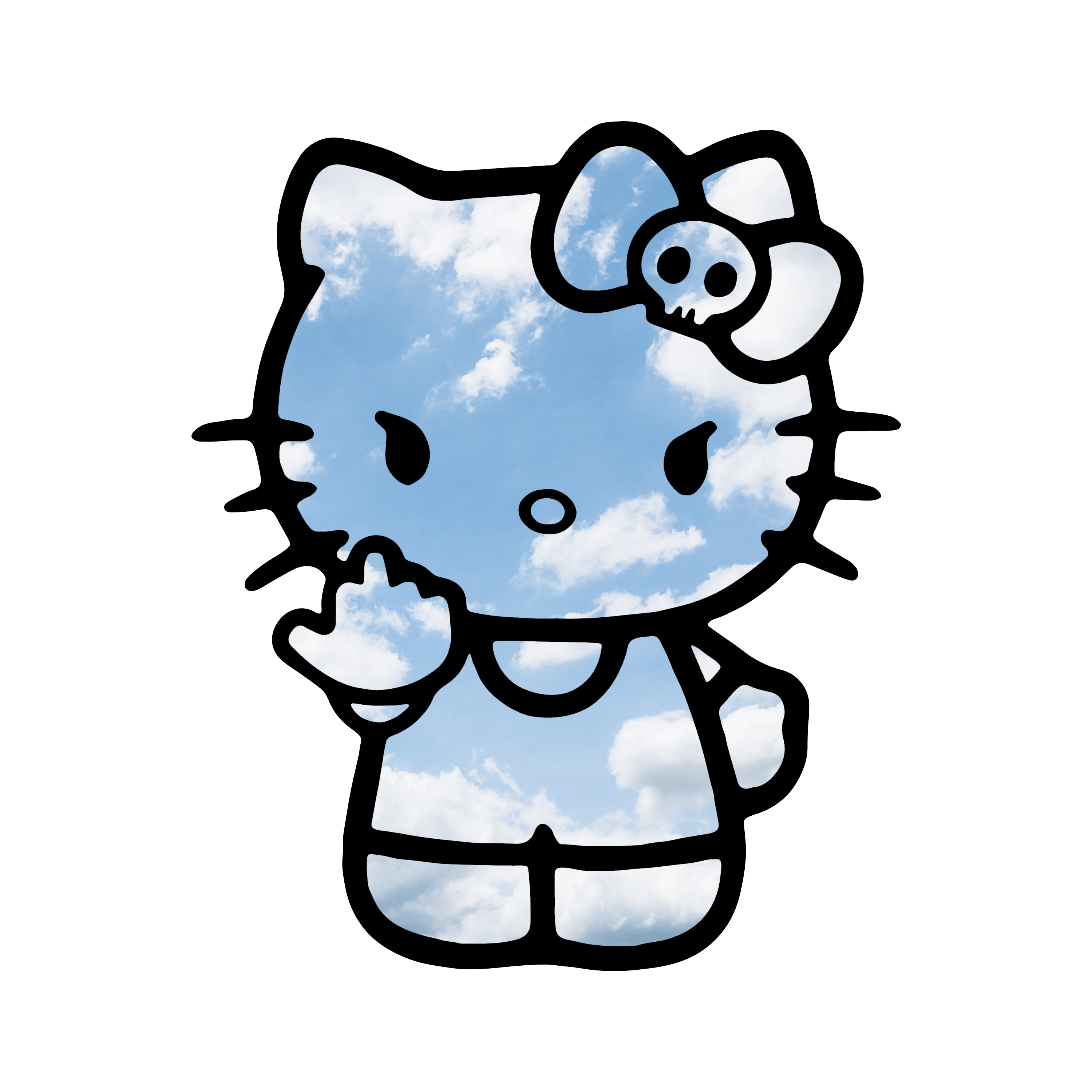 Custom Bad Hello Kitty Mirror | Grailed