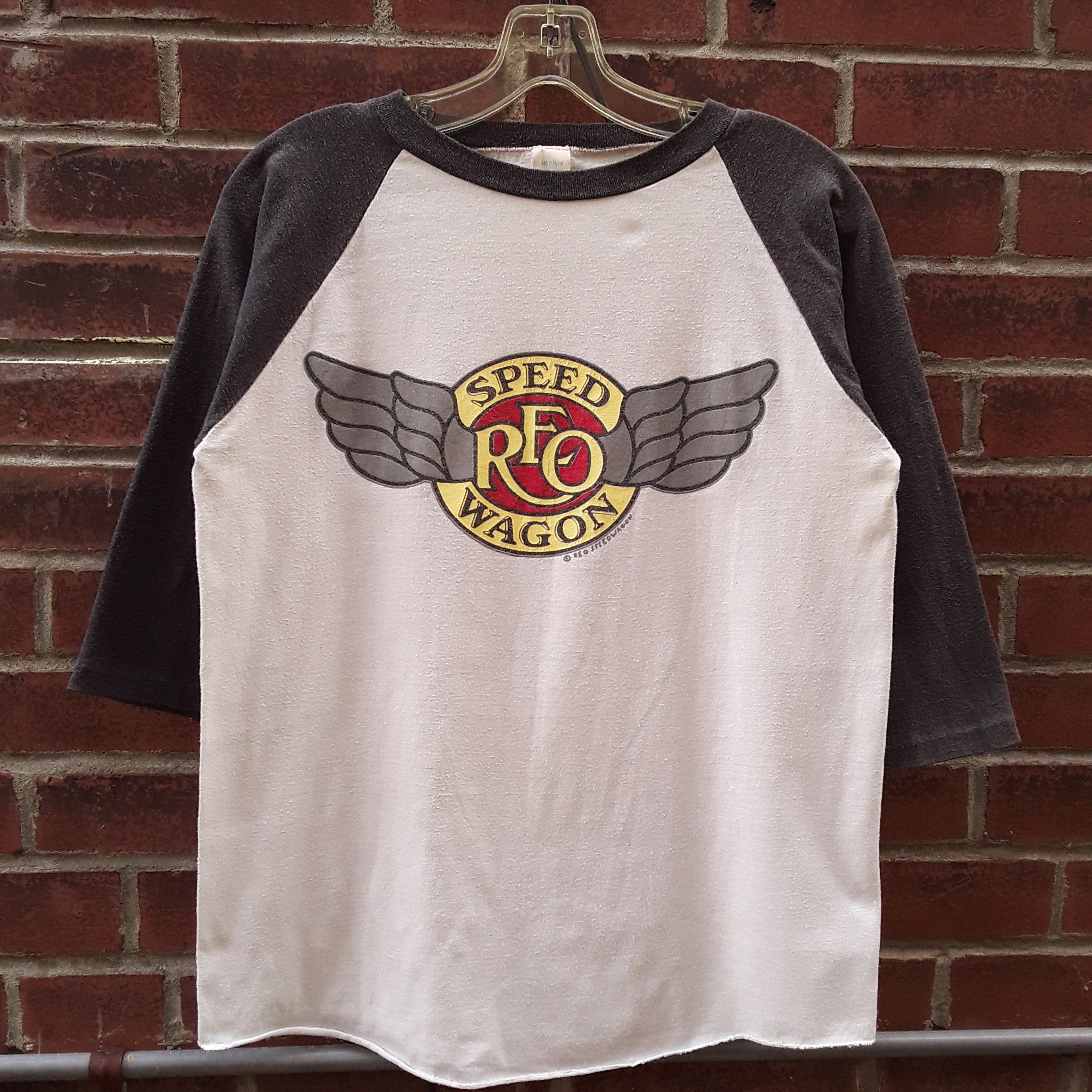 Vintage Vintage '81 REO Speedwagon Tour T-shirt Raglan Tee M USA | Grailed