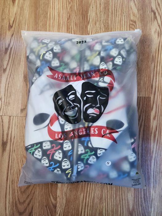 Custom Asaali Glow In The Dark Leather Mask Hoodie | Grailed