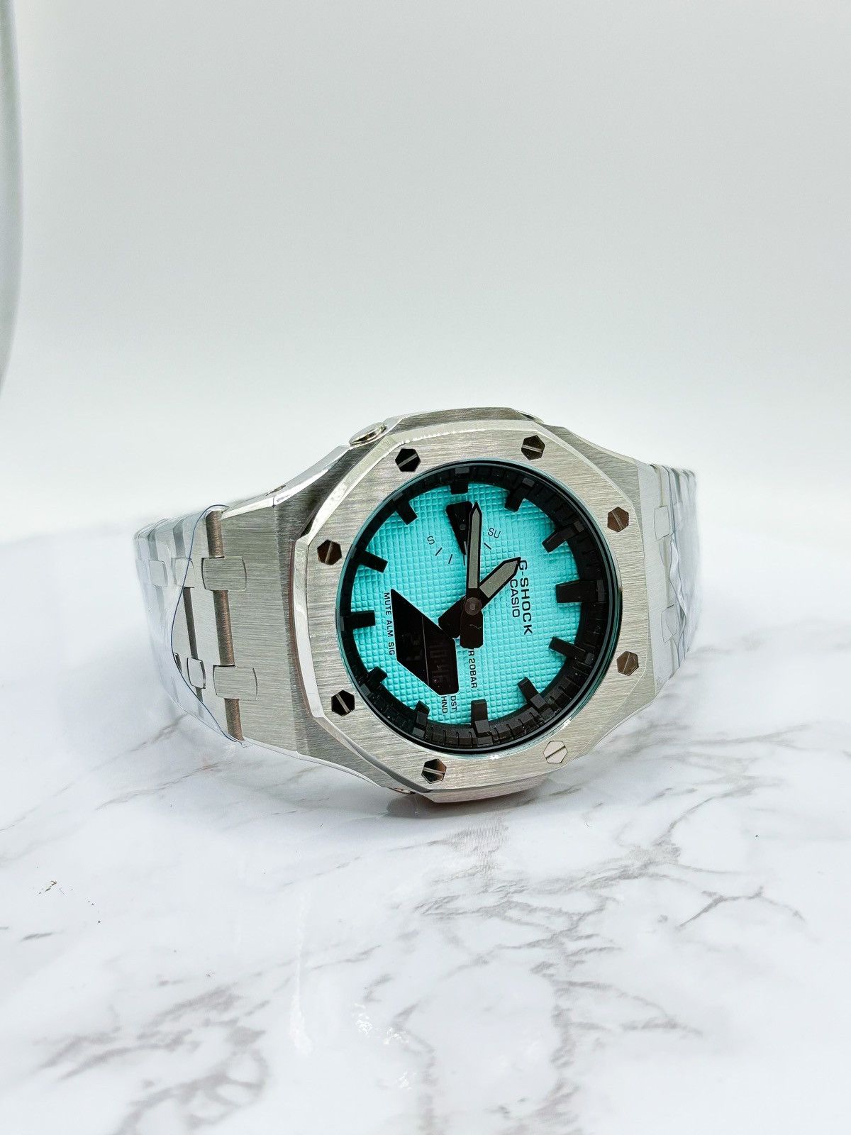 G Shock GSHOCK Casioak Mod Custom Tiffany Blue Dial | Grailed