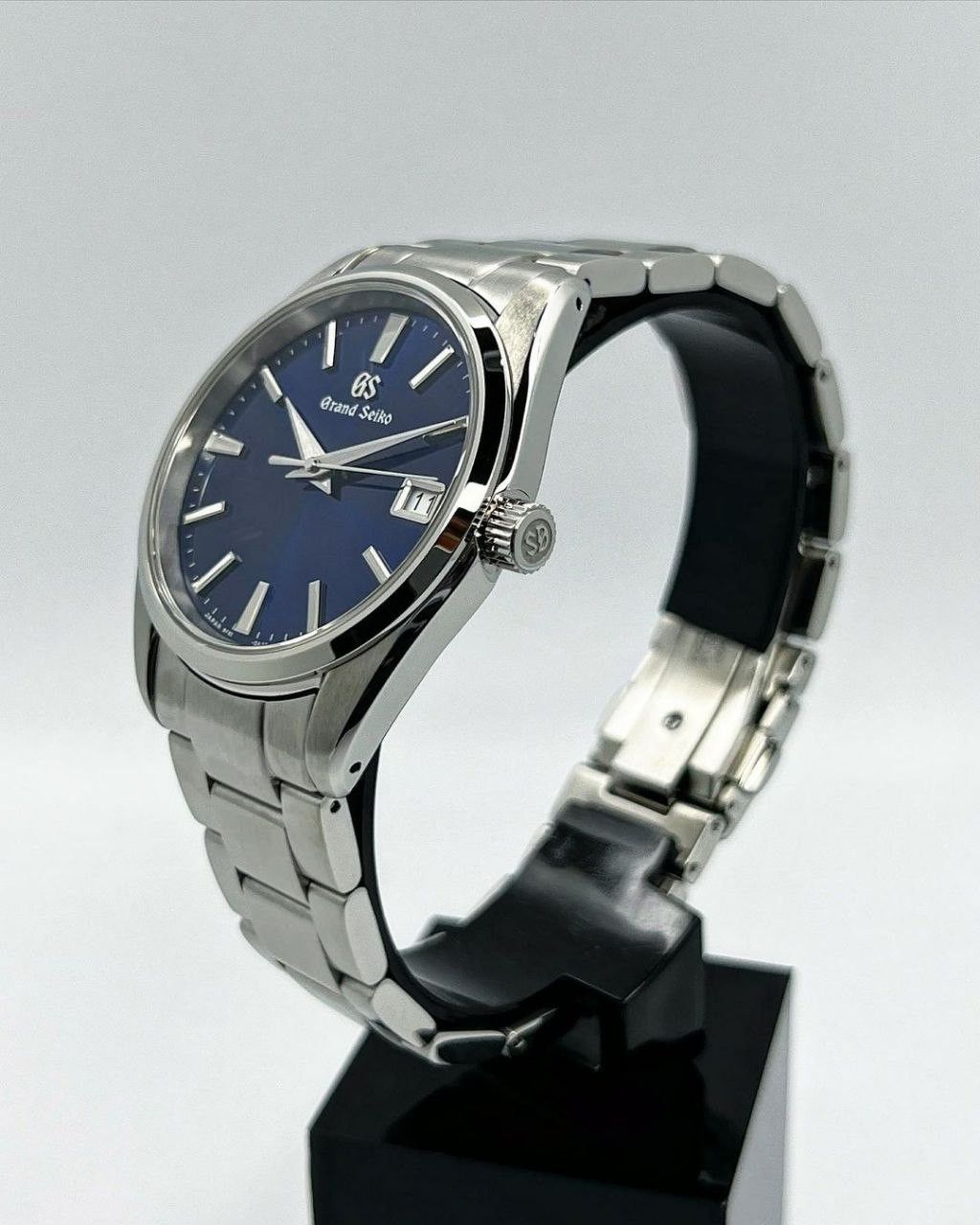 Custom × Seiko × Watch RARE Grand Seiko Watch Custom Mod Dark Blue GS ...