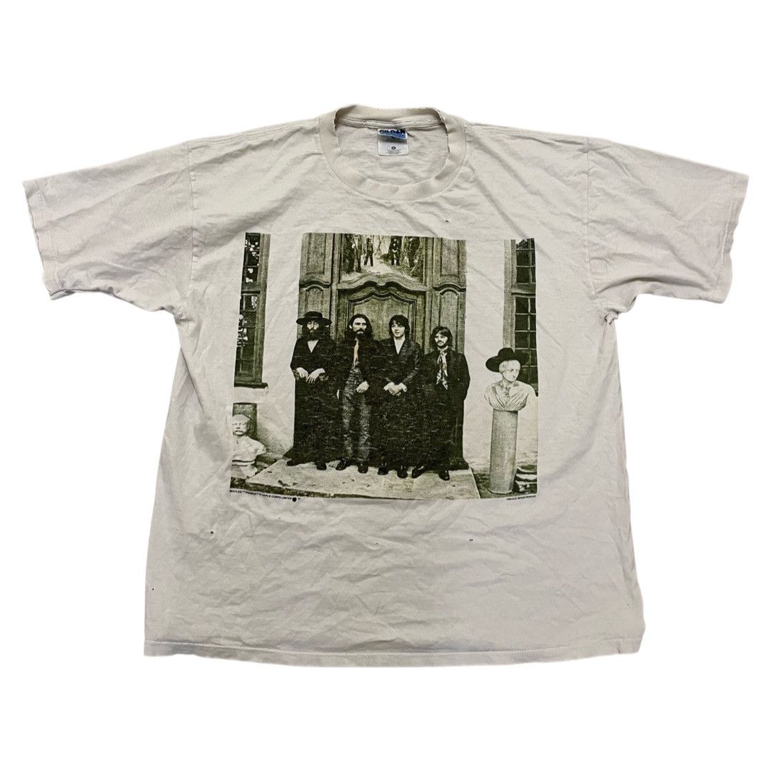 Band Tees × Vintage Beatles Let it be Distressed Band Tee Size XL | Grailed