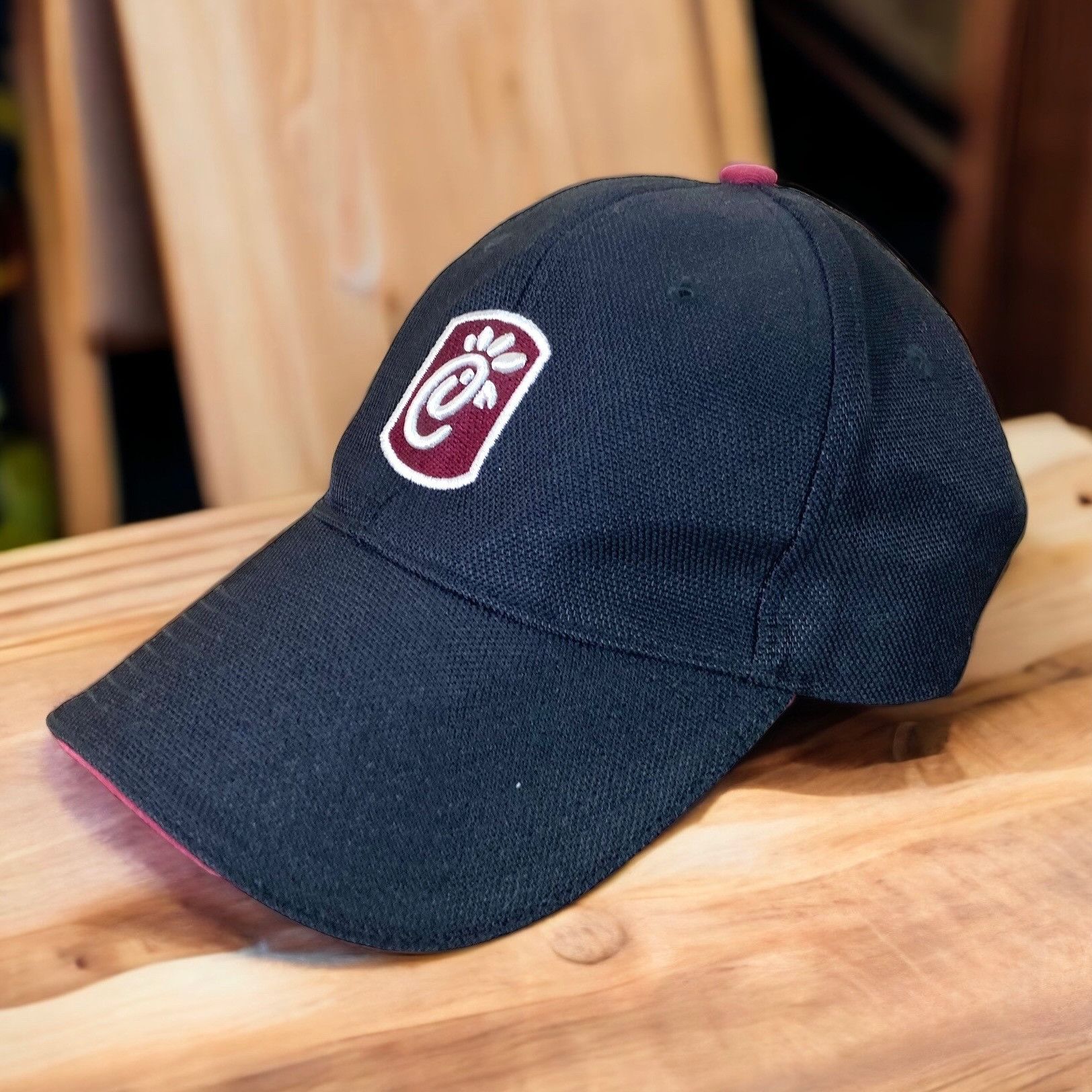 Streetwear Chick-Fil-A Employee Hat Team Cap Black Adjustable Logo ...