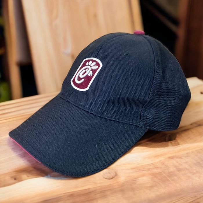 Streetwear Chick-Fil-A Employee Hat Team Cap Black Adjustable Logo ...