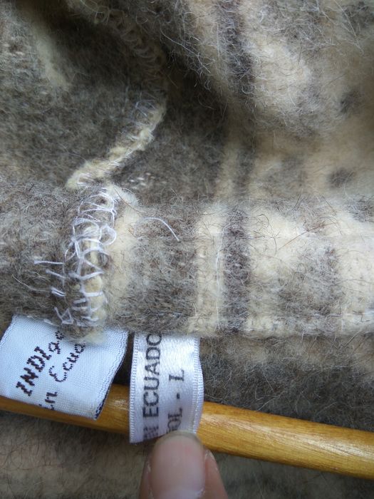 Handmade Hand made in Ecuador sweater jacket wool Art design | Grailed