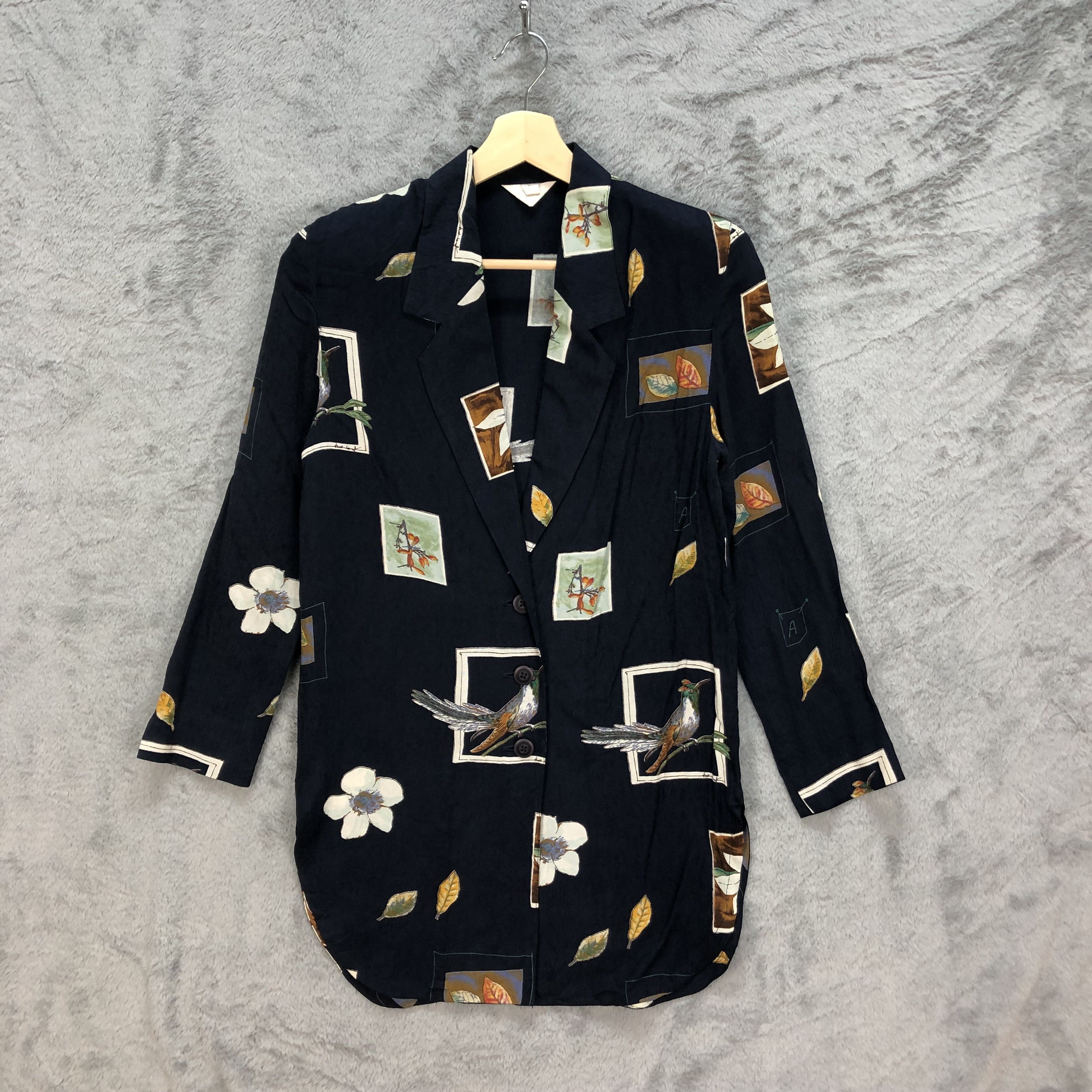 Designer modiste Sumie Hashimoto Paris Printed Blouse #6056-219 | Grailed