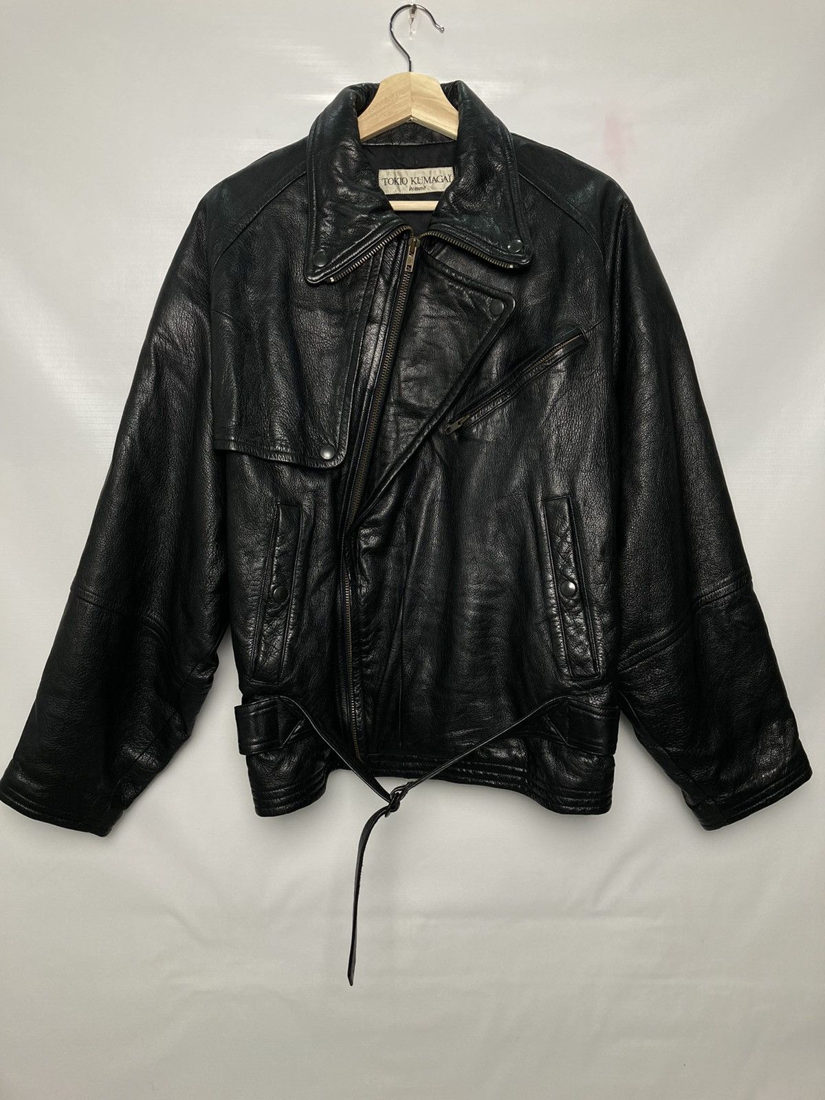 Tokio Kumagai × Vintage Rare Vtg 80s Tokio Kumagai Leather Jacket ...