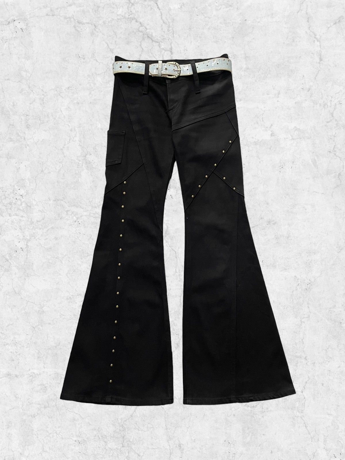 Japanese Brand × Vintage Japan Wink Rebuild Studded Flared Pant With ...