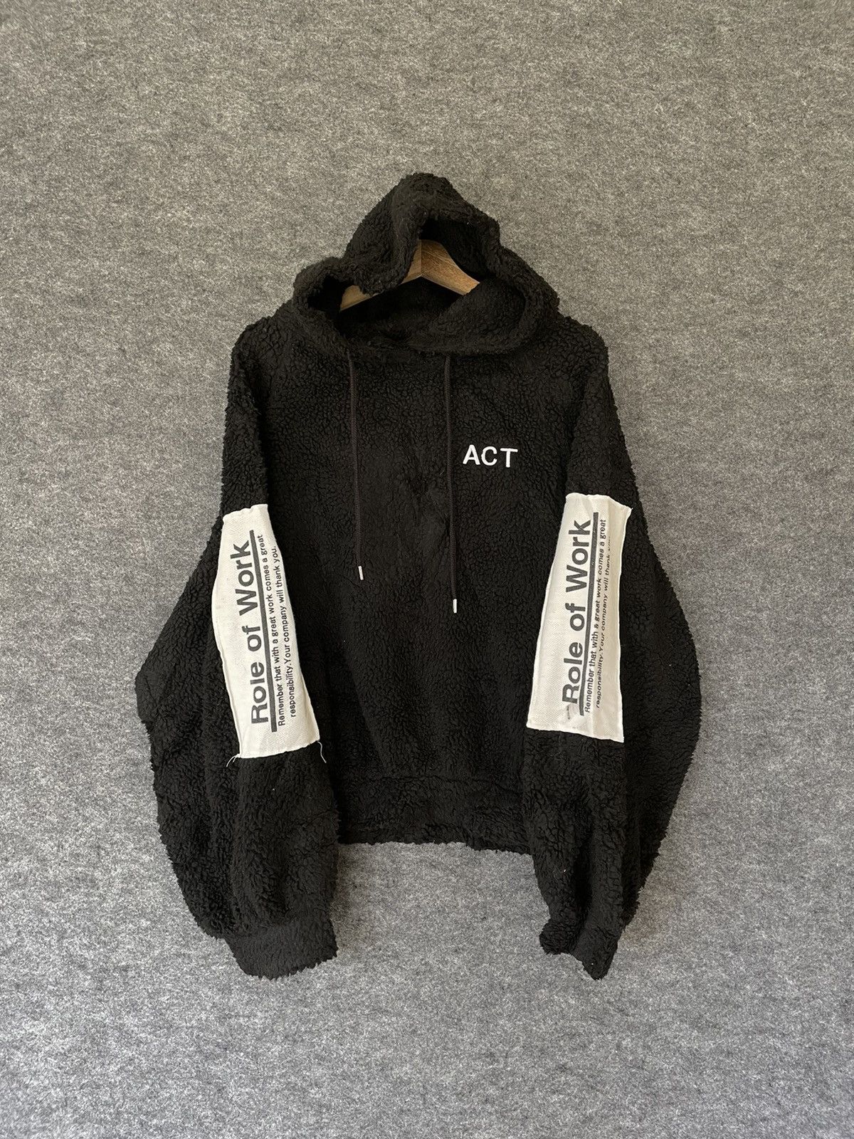 Japanese Brand SUREVE ROLE OF WORK FLEECE HOODIE | Grailed