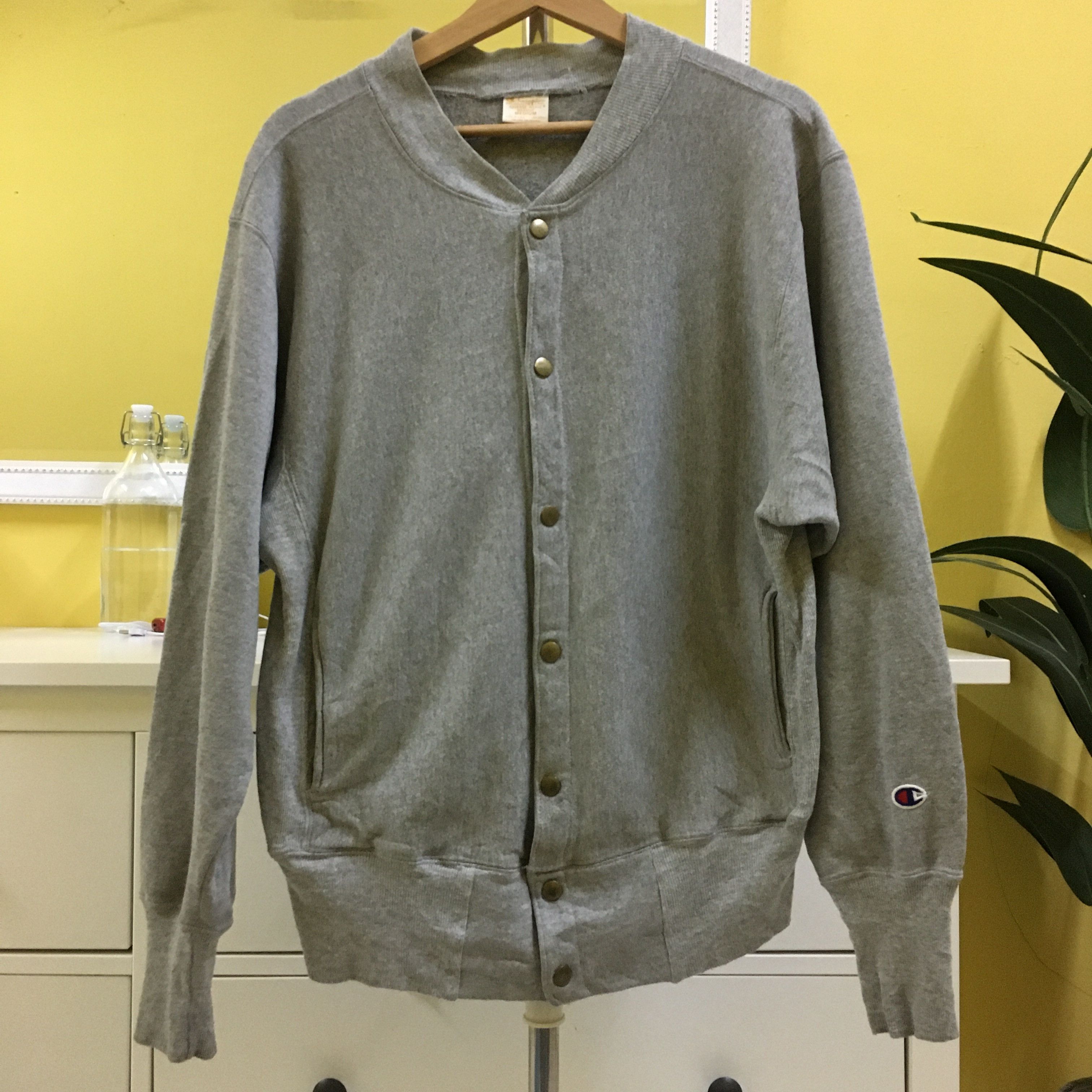 Champion × Streetwear × Vintage Vintage Champion Snap Button | Grailed