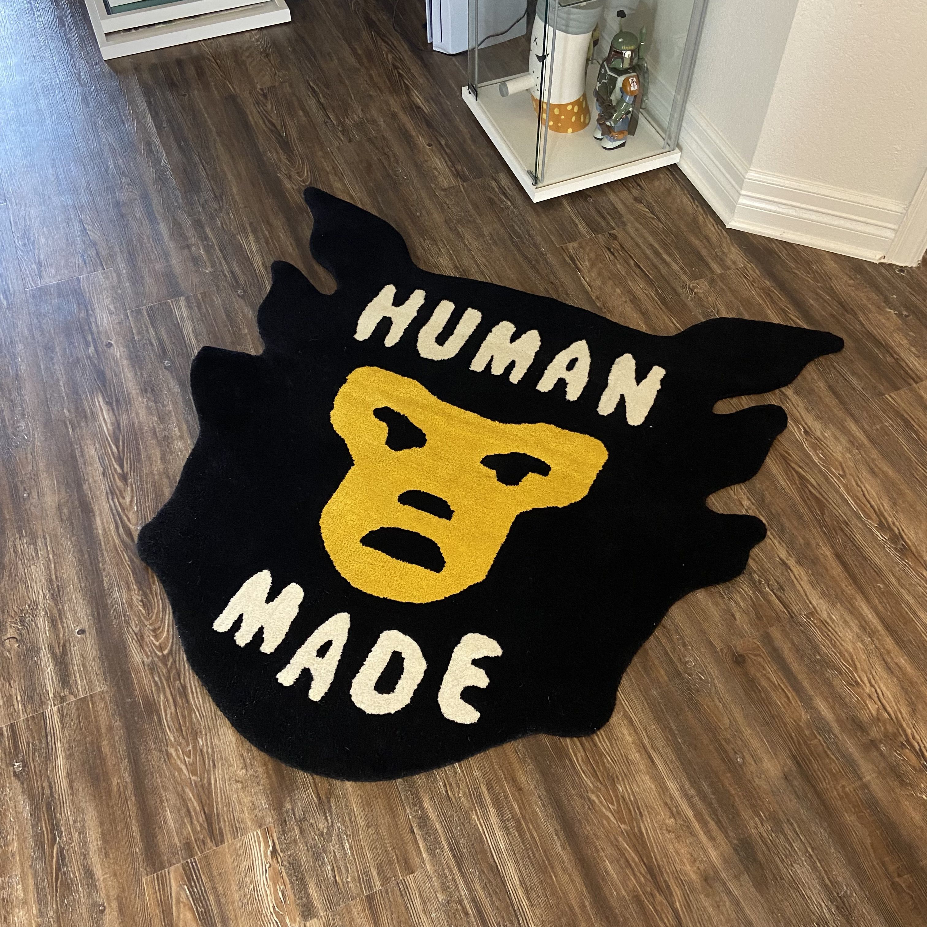 Human Made HUGE human made face logo rug | Grailed