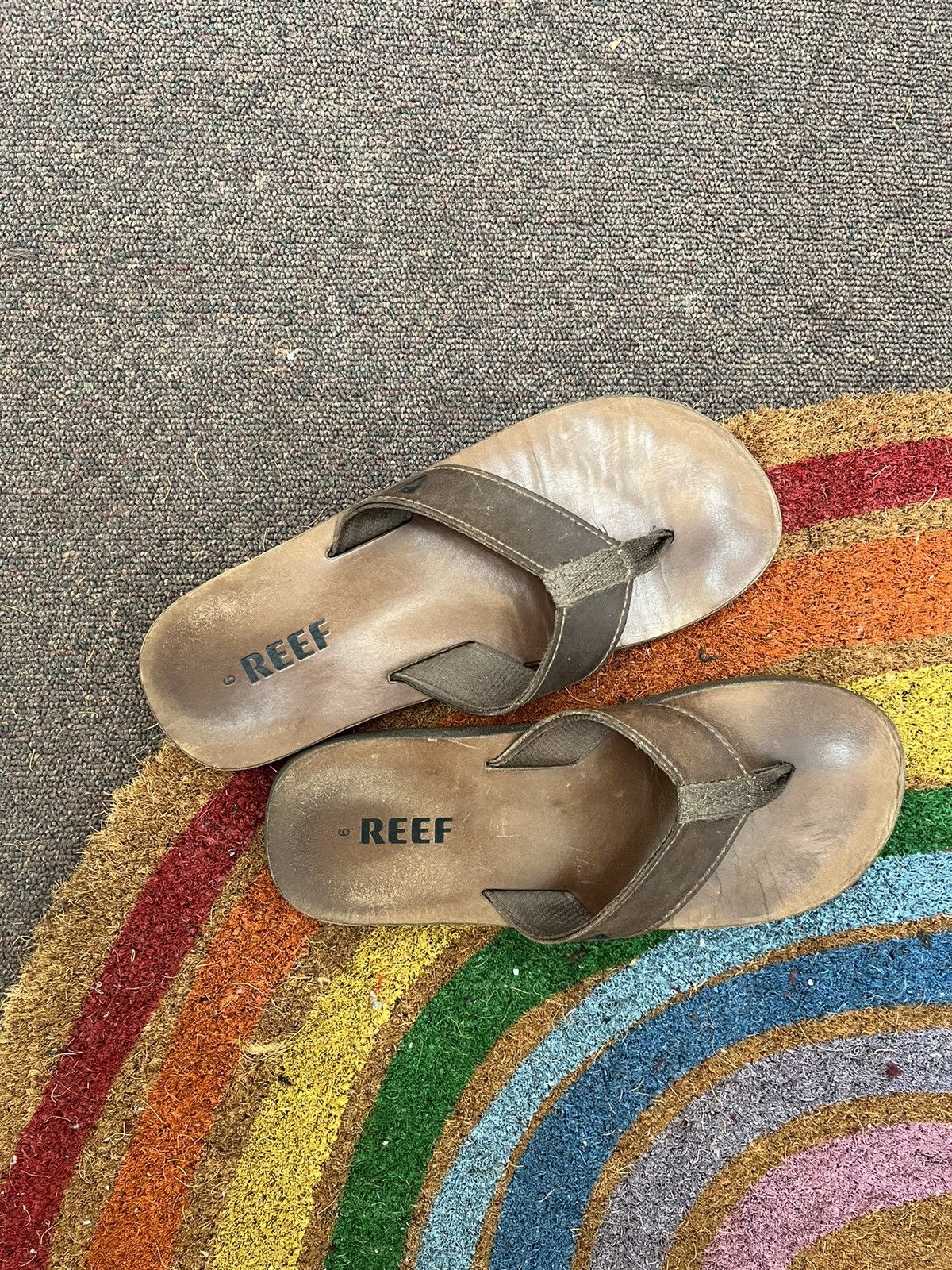 Reef Reef Leather Smoothy Sandals Flip Flops | Grailed