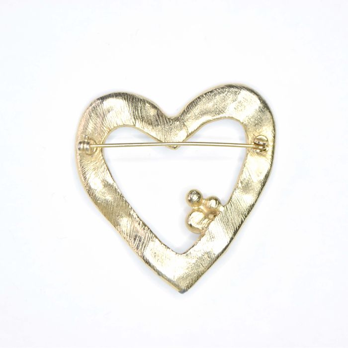 Vintage Heart Shaped Brooch | Grailed