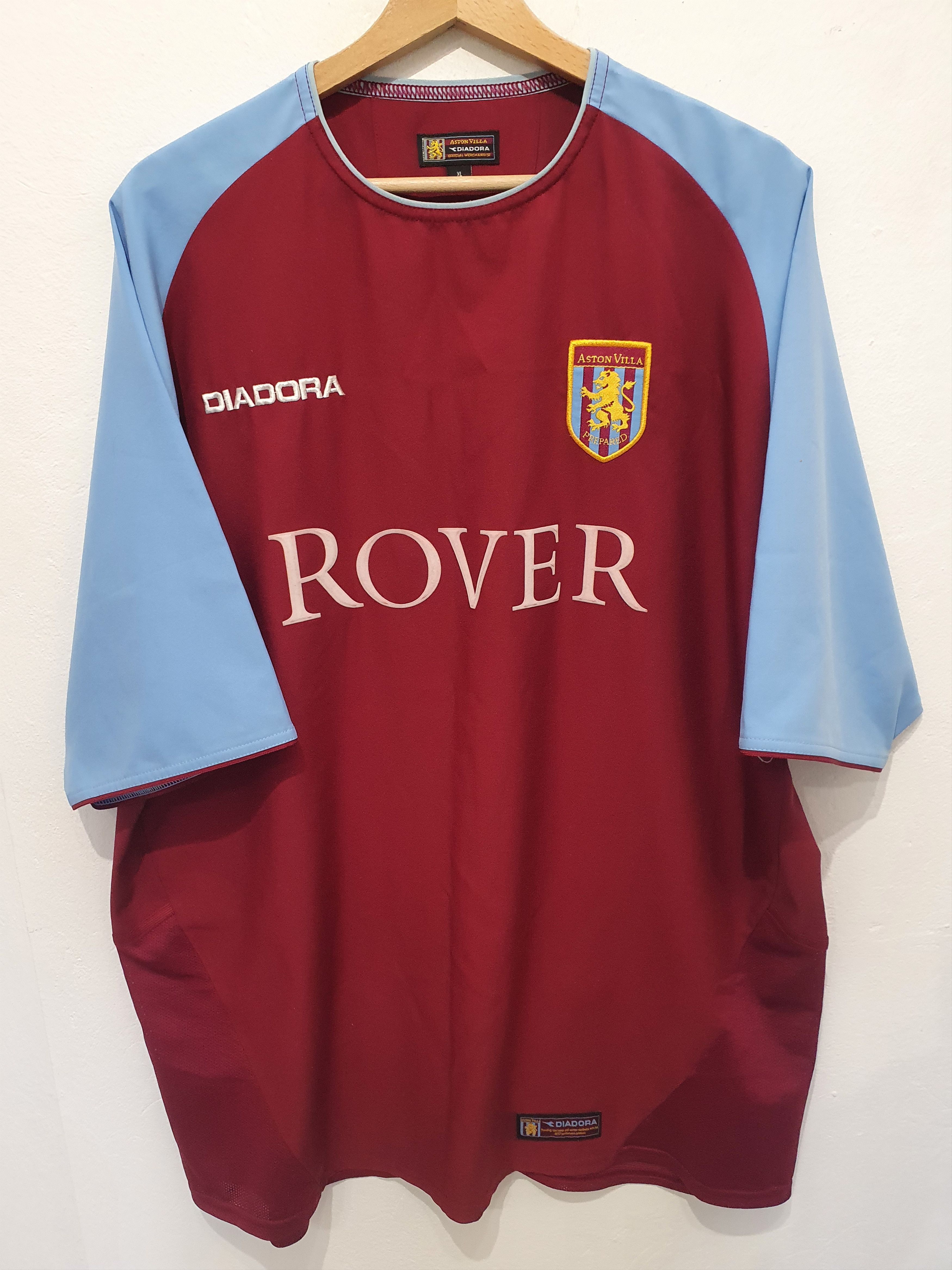 Soccer Jersey DIADORA ASTON VILLA SIZE XL 2003 2004 soccer jersey | Grailed