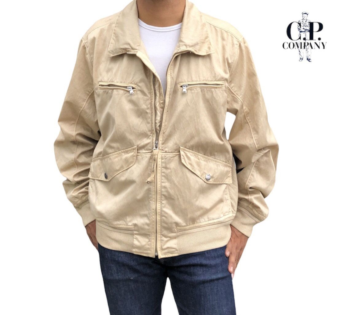 Bomber Jacket × C.P. Company × Vintage Vintage 90s C.P Company Zipper ...