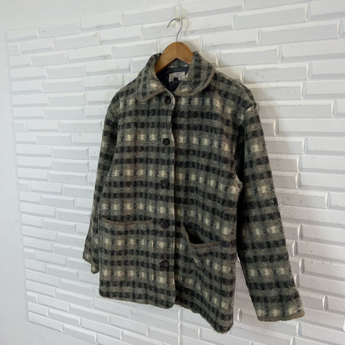 Japanese Brand VINTAGE FOX FIRE WOOL TWEED JACKET JAPAN | Grailed