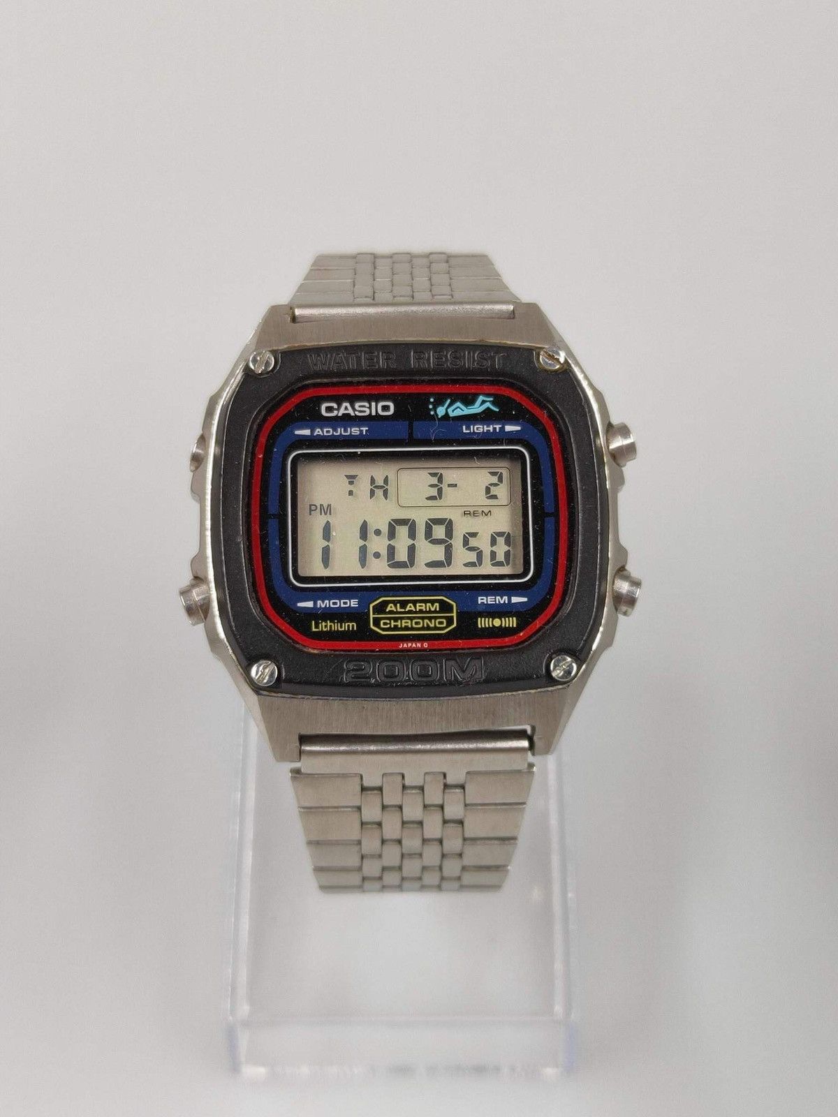 Japanese Brand × Vintage Vintage CASIO DW-1500(690) Japan Diver Digital ...
