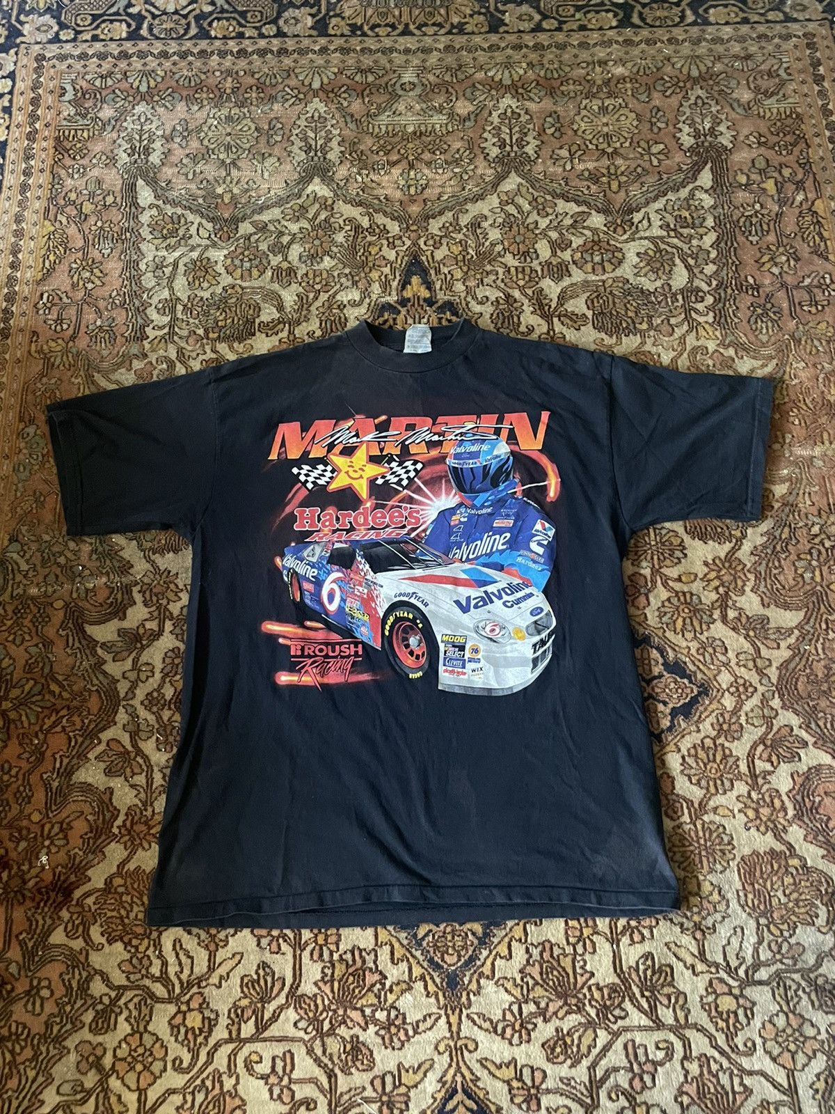 NASCAR × Streetwear × Vintage Vintage mark Martin nascar graphic t ...