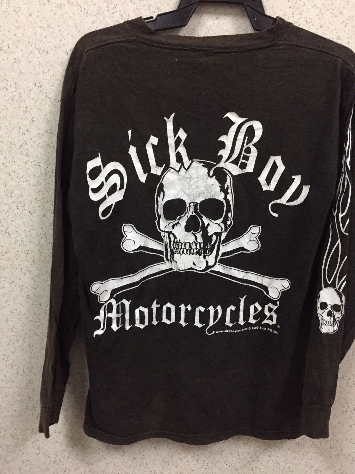 Vintage Vintage 00s Sick Boy Motorcycles With skull design rare tee ...
