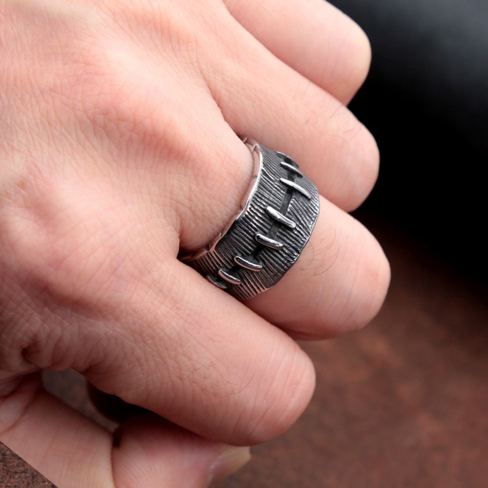 Jewelry × Streetwear Chimeric Suture Stainless Steel Rings | Grailed