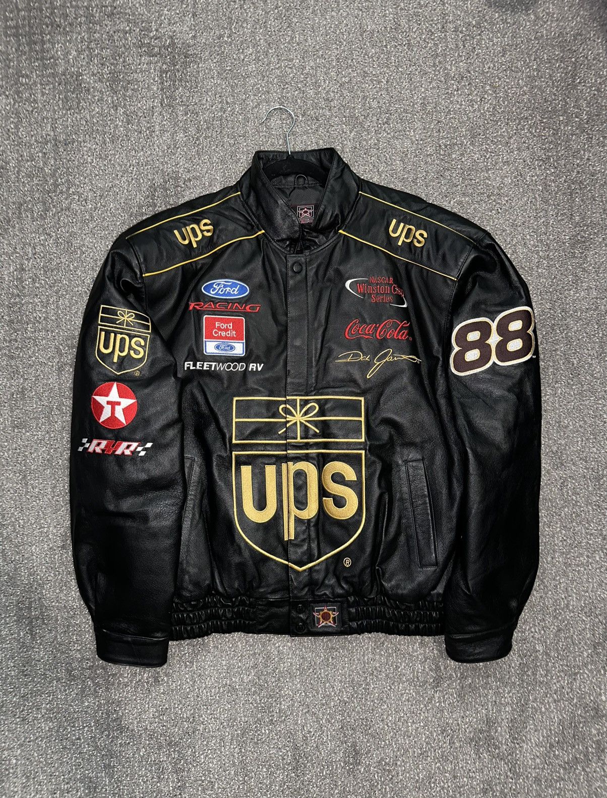 Vintage VINTAGE JEFF HAMILTON EMBROIDERED NSCAR UPS DALE JARRETT | Grailed