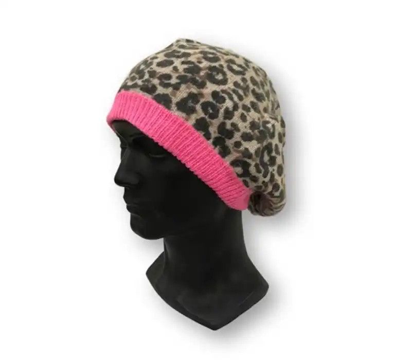 H&M H&M Leopard Design Beanie Hat | Grailed