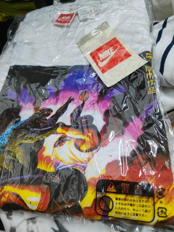 Nike Vintage Nike Godzilla Charles Barkley 90s deadstock | Grailed
