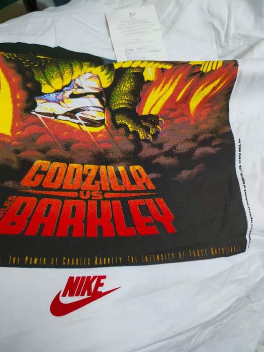 Nike Vintage Nike Godzilla Charles Barkley 90s deadstock | Grailed