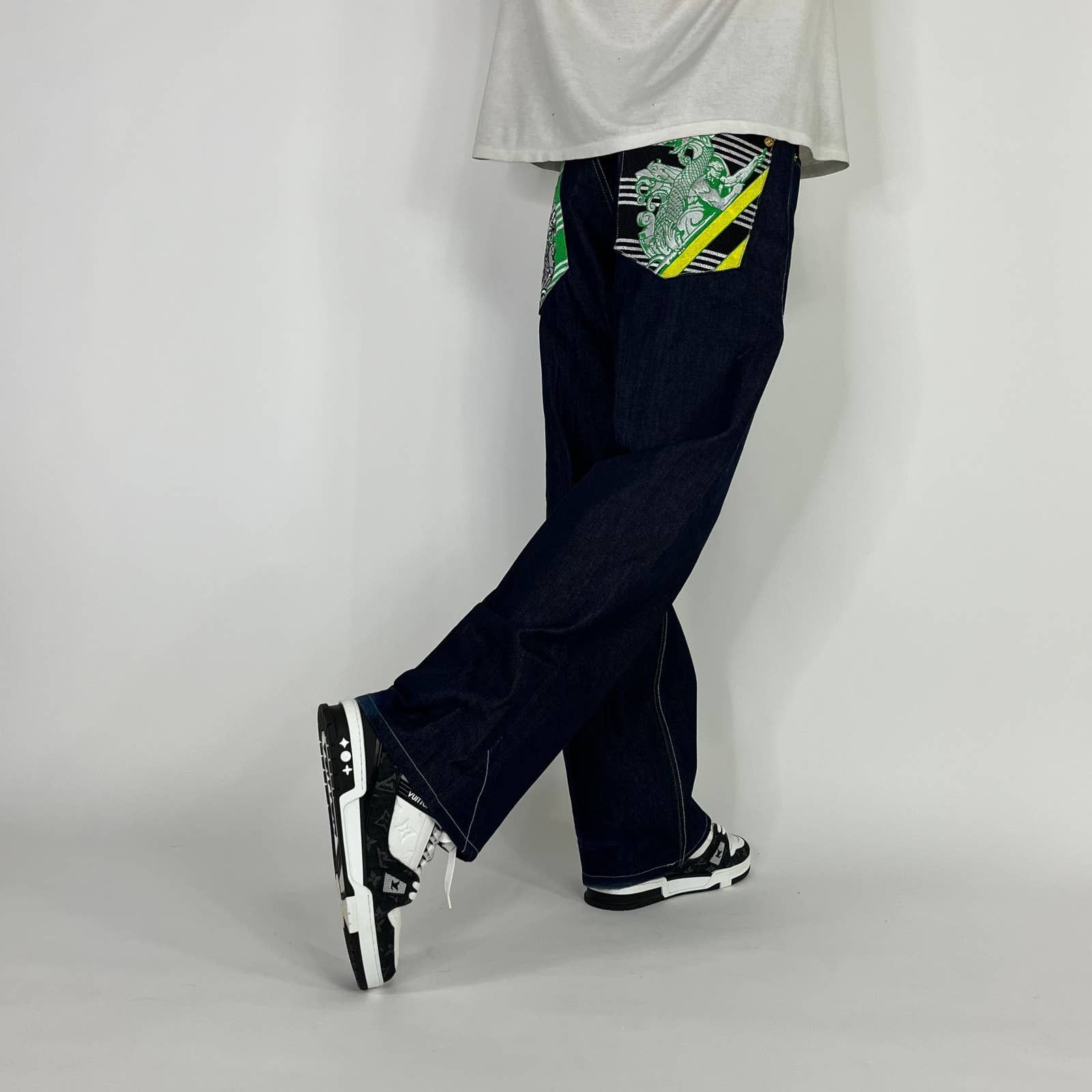 Vintage Vintage 90s Coogi Rap Style Essential Baggy Wide Leg Jeans ...