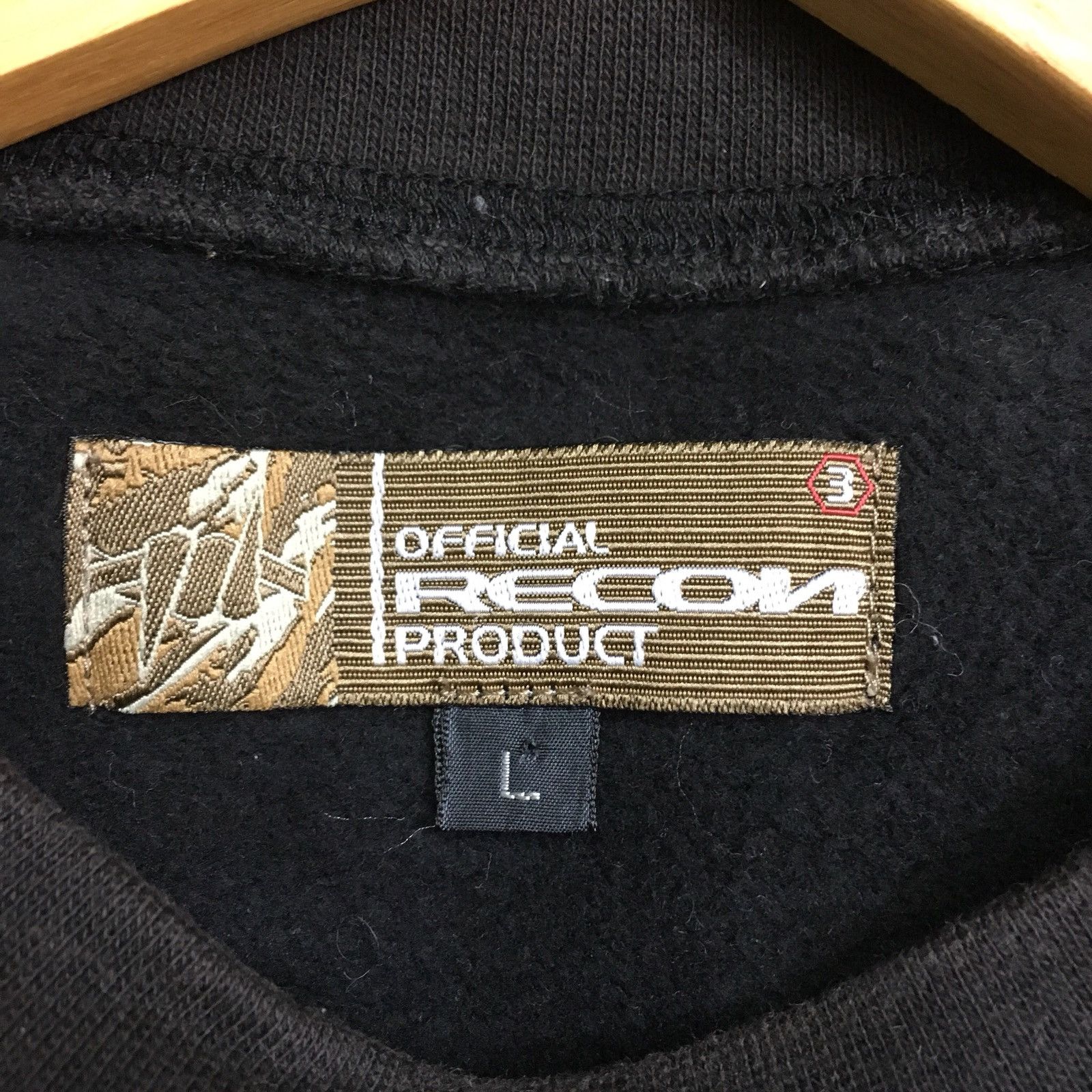 Recon Rare Early 2000's Soldier Embroidered Logo Sweatshirt | Grailed
