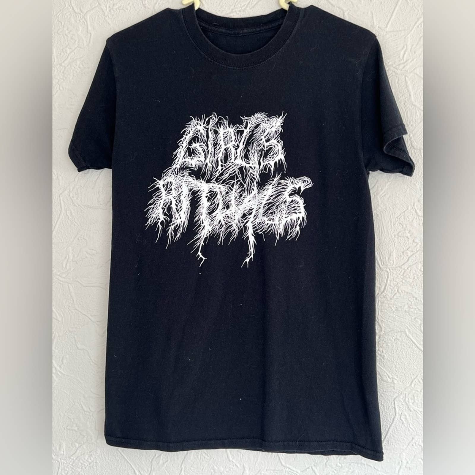 Band Tees GIRLS RITUALS GRINDCORE STYLE LOGO BAND TEE SHIRT SIZE SMALL ...