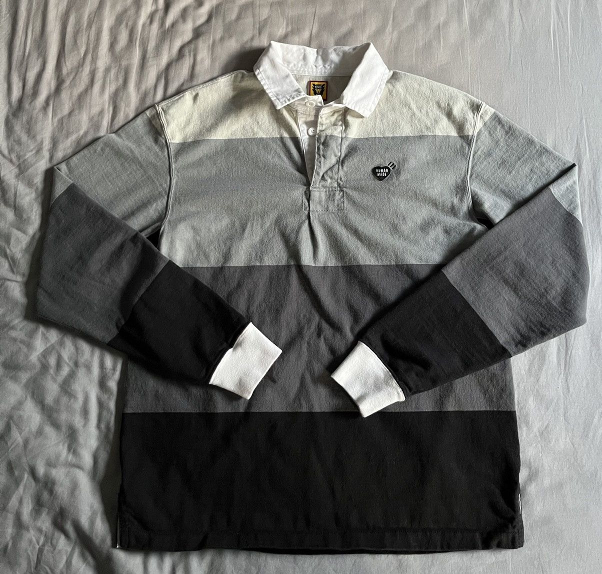 Human Made Human Made Striped Rugby Shirt | Grailed