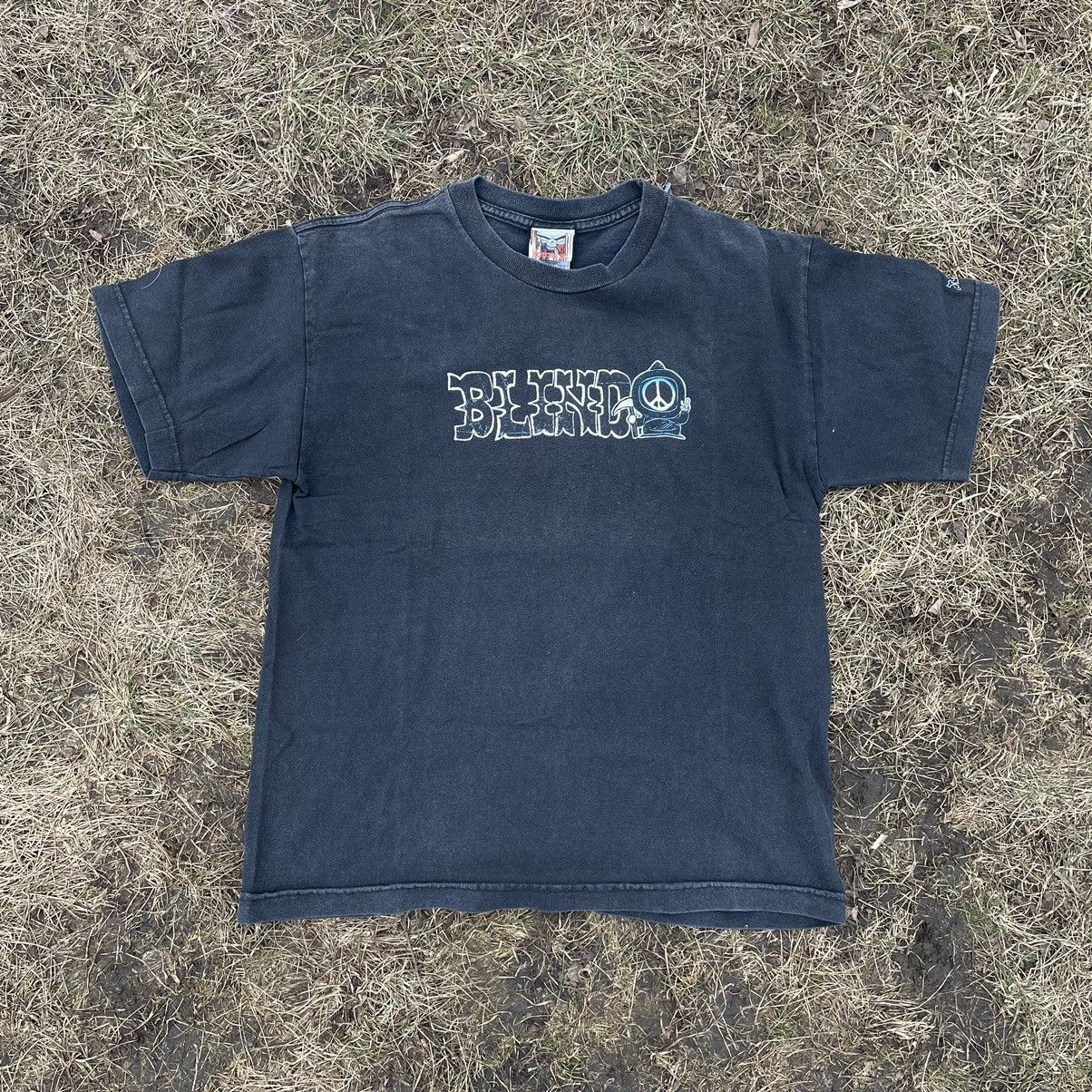 Vintage Vintage 90s Blind Skeleton Dead Face Horror Tee 90s | Grailed