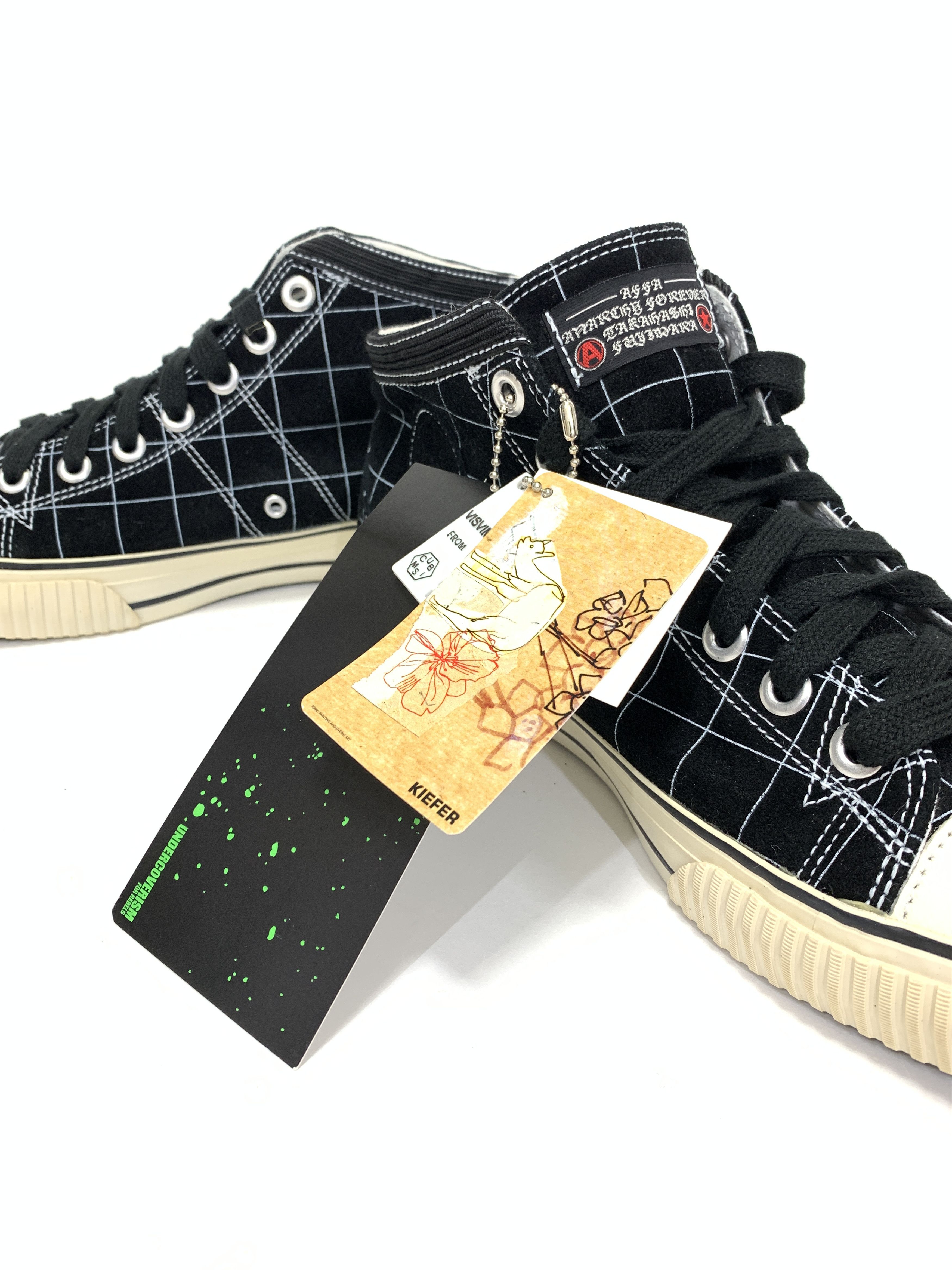 Undercover [6.5] DS! Visvim x Fragment Design AFFA Logan Hi Black | Grailed