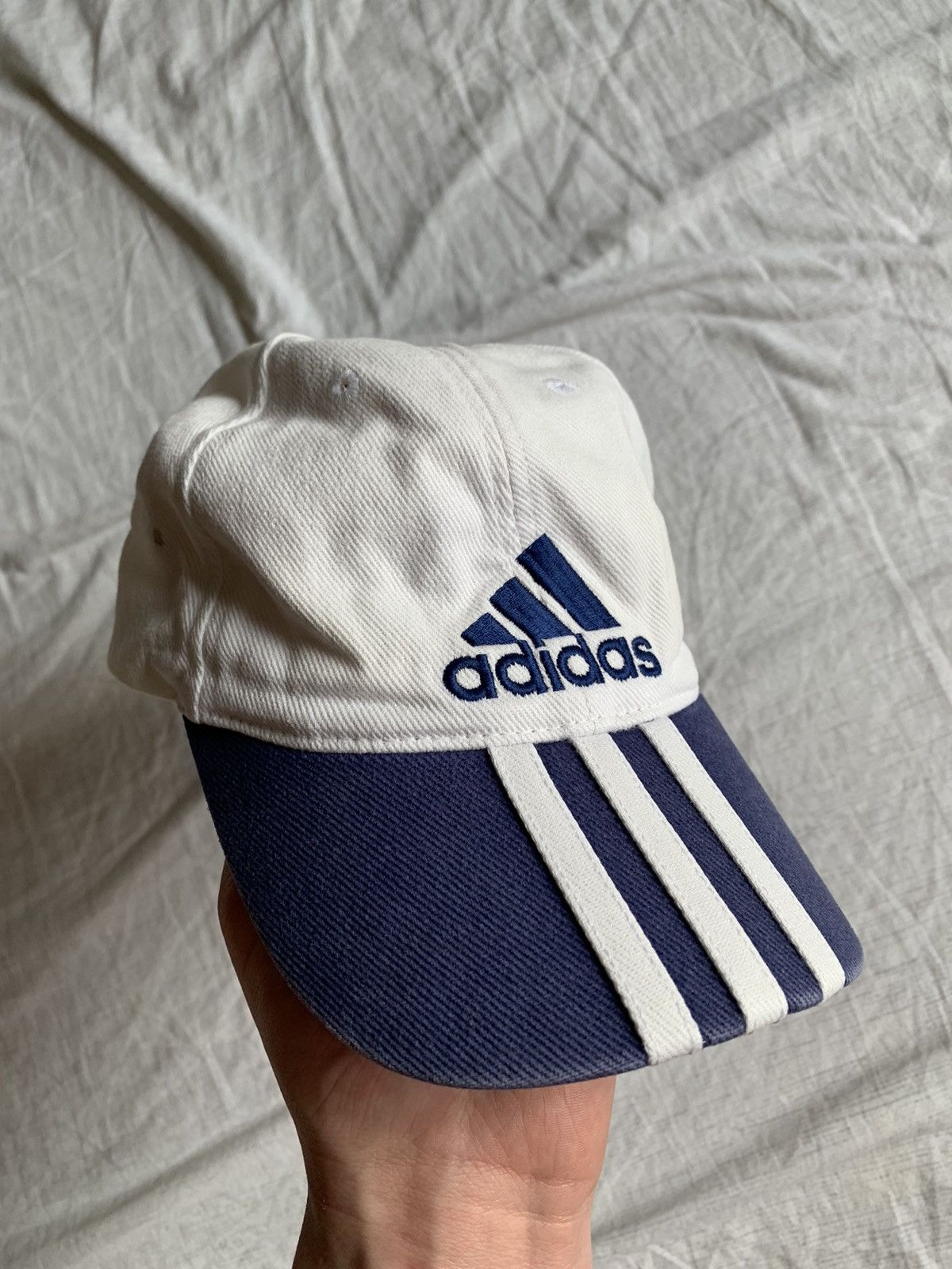 Adidas × Vintage Adidas vintage cap 90s hat big logo | Grailed