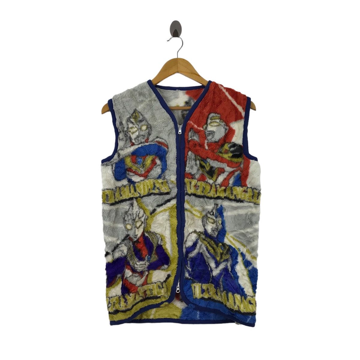 Vintage Vtg ULTRAMAN TARO ANIME Cartoon Super Hero Vest Sweater | Grailed